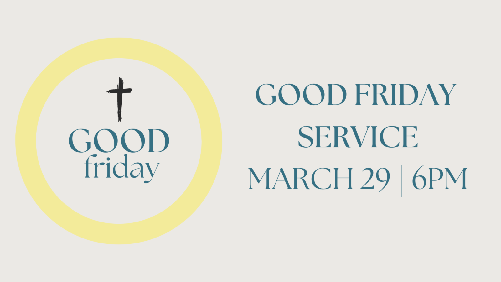 Good Friday Service - Richwoods Christian Church